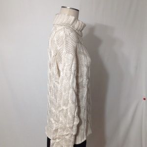 Pure Handknit | Sweaters | Pure Handknit Cable Stitch Turtleneck ...